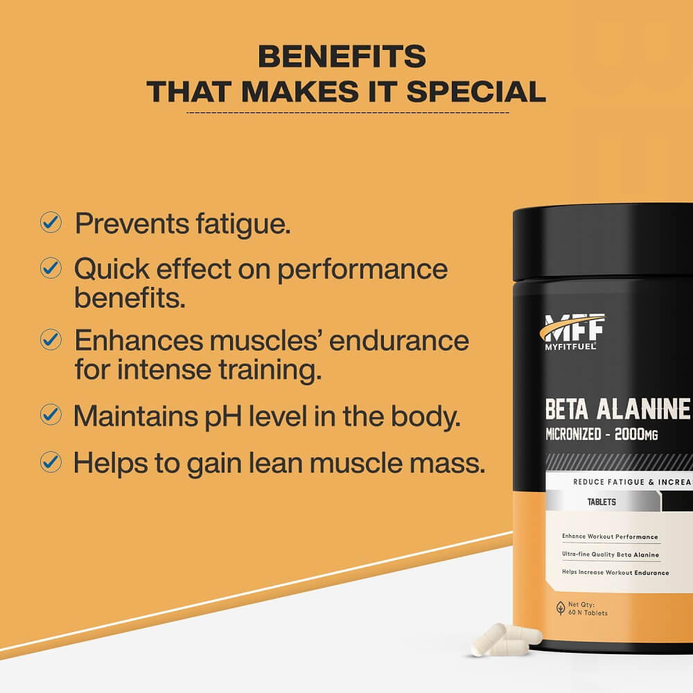 Buy Best Beta Alanine (2000 mg) Capsules Supplement In India – MyFitFuel