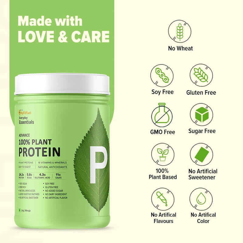 Buy Best Advance 100% Plant Protein (4 Plant Proteins, 16 Vitamins ...