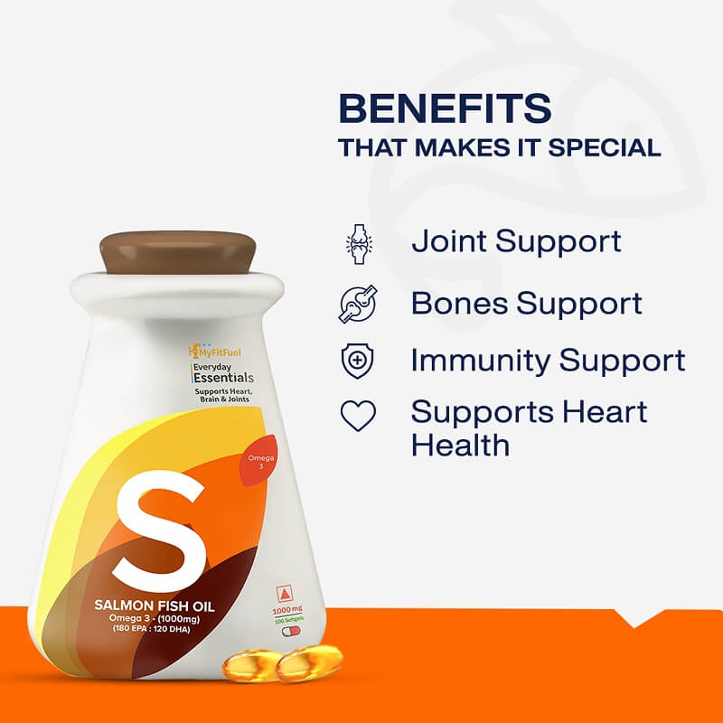 Buy Best Deep Sea Omega 3 Salmon Fish Oil in India – MyFitFuel