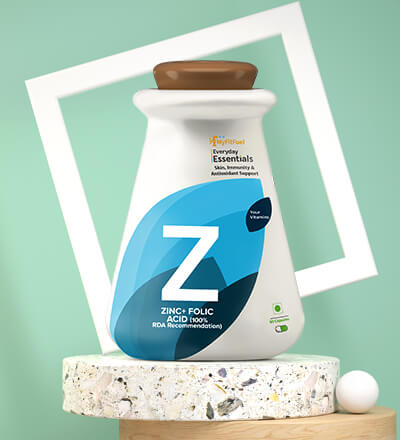 Buy Best Zinc + Folic Acid with 100% RDA Recommendation Values in India ...